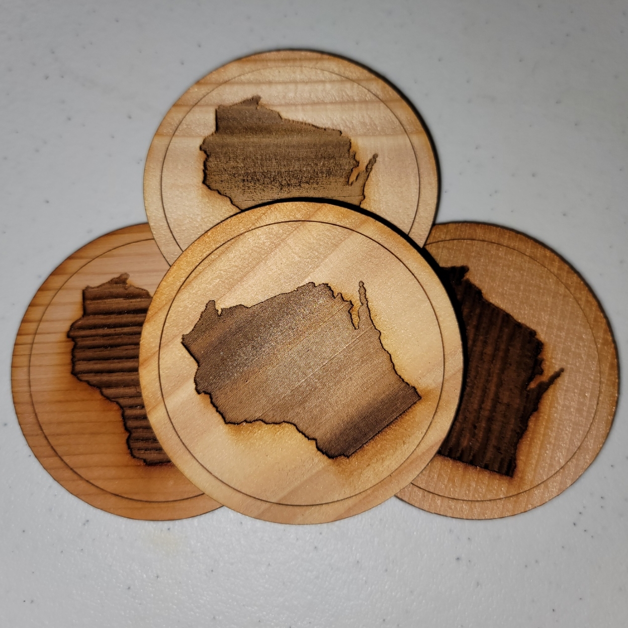 Wisconsin Drink Coaster • crAVE Craft